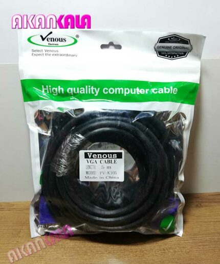 کابل vga طول 3 متر VENOUS مدل PV-K103 ضخیم - فروشگاه آنلاین پخش عمده آکان کالا