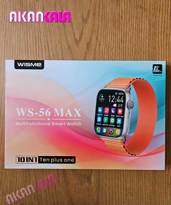 ساعت هوشمند WISME مدل WS-56 MAX "فروش عمده" - فروشگاه آنلاین پخش عمده آکان کالا