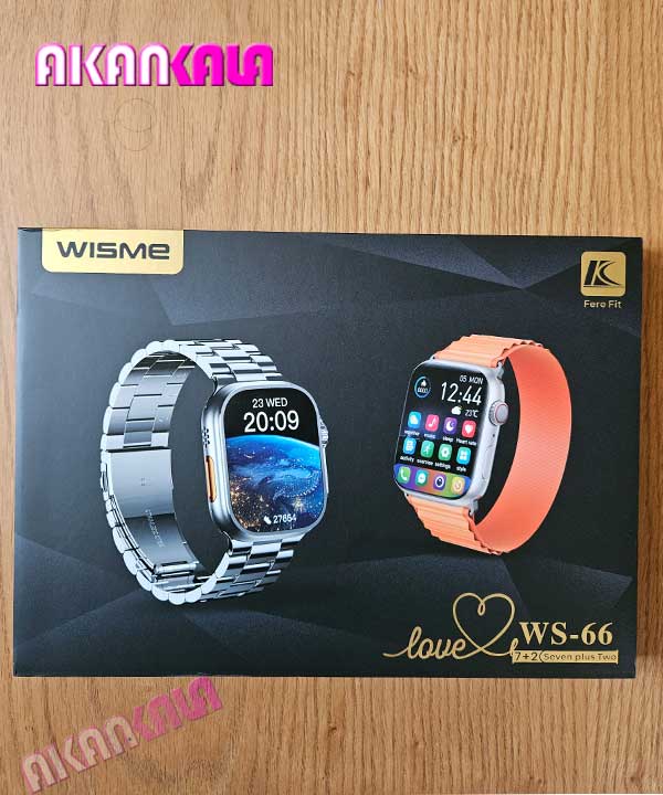 ساعت هوشمند WISME مدل WS-66 ULTRA2 "فروش عمده" - فروشگاه آنلاین پخش عمده آکان کالا
