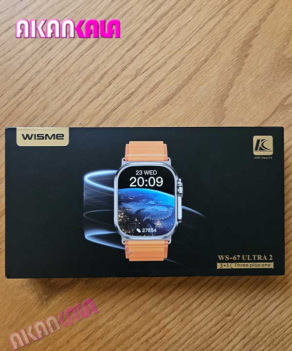 ساعت هوشمند WISME مدل WS-67 ULTRA2 "فروش عمده" - فروشگاه آنلاین پخش عمده آکان کالا