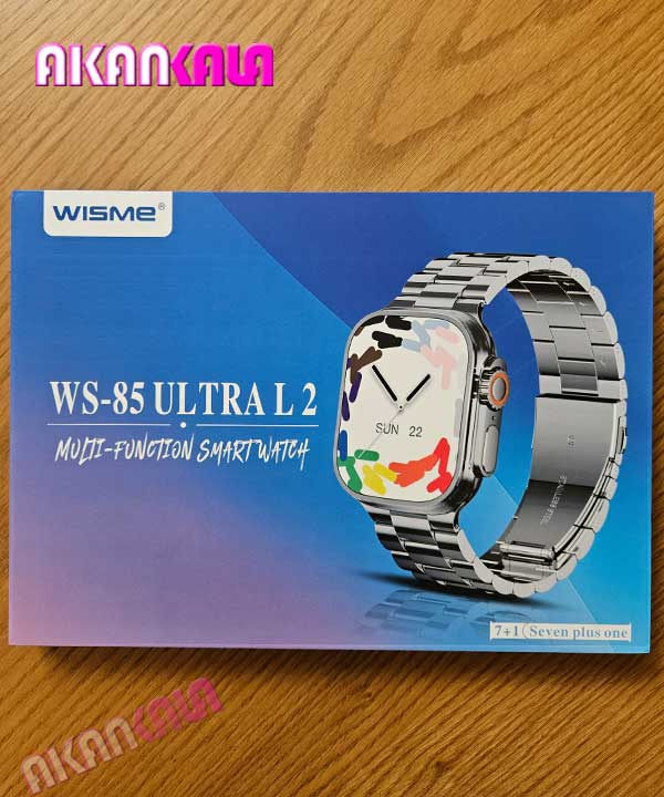 ساعت هوشمند WISME مدل WS-85 ultra2 "فروش عمده" - فروشگاه آنلاین پخش عمده آکان کالا