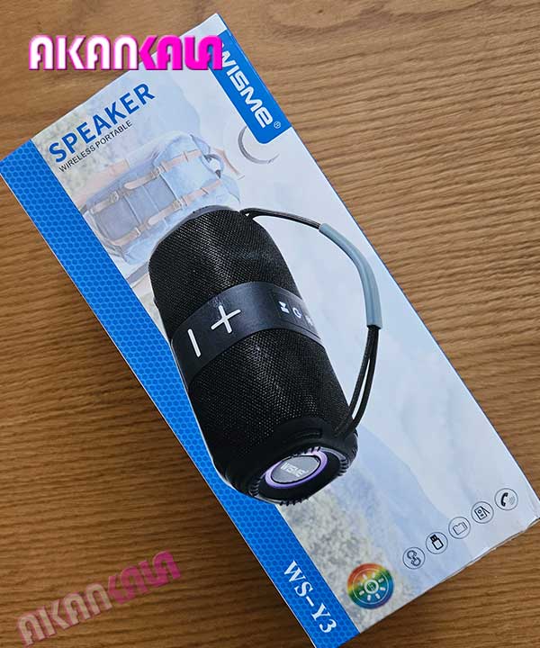 اسپیکر بلوتوثی WISME مدل WS-Y3 "فروش عمده" - فروشگاه آنلاین پخش عمده آکان کالا