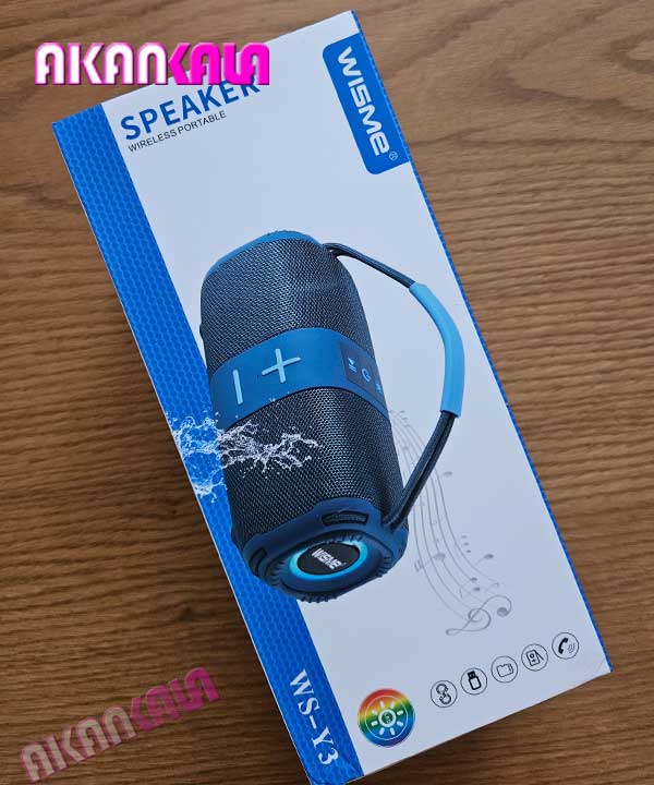 اسپیکر بلوتوثی WISME مدل WS-Y3 "فروش عمده" - فروشگاه آنلاین پخش عمده آکان کالا