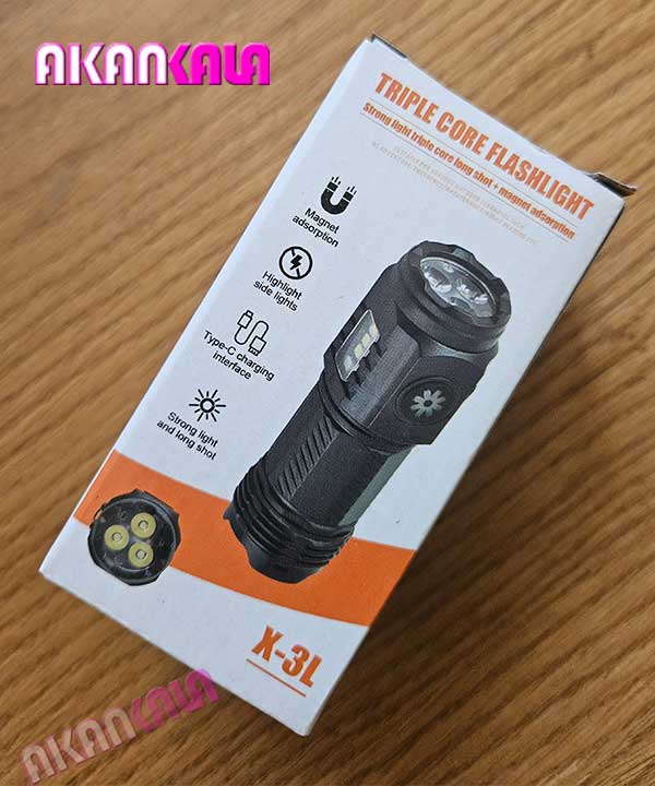 چراغ قوه پلیسی مدل X-3L "فروش عمده" - فروشگاه آنلاین پخش عمده آکان کالا