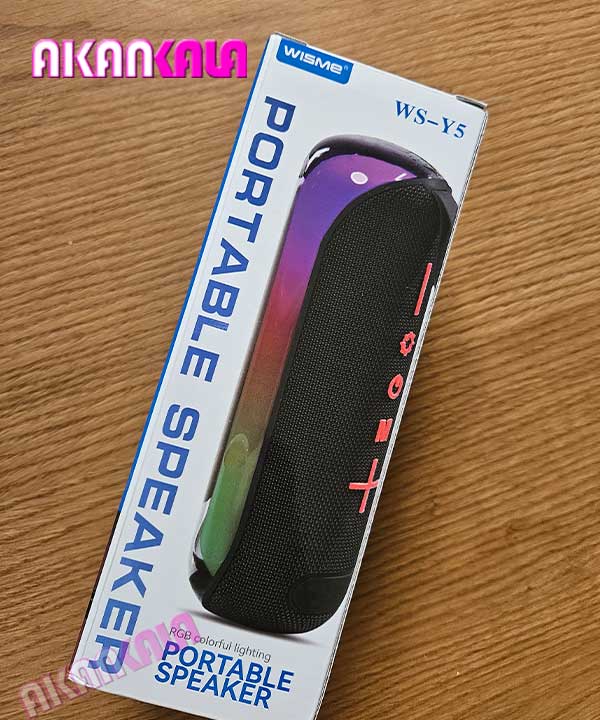 اسپیکر بلوتوثی WISME مدل WS-Y5 "فروش عمده" - فروشگاه آنلاین پخش عمده آکان کالا