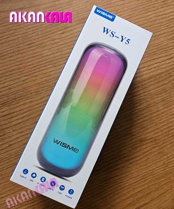 اسپیکر بلوتوثی WISME مدل WS-Y5 "فروش عمده" - فروشگاه آنلاین پخش عمده آکان کالا